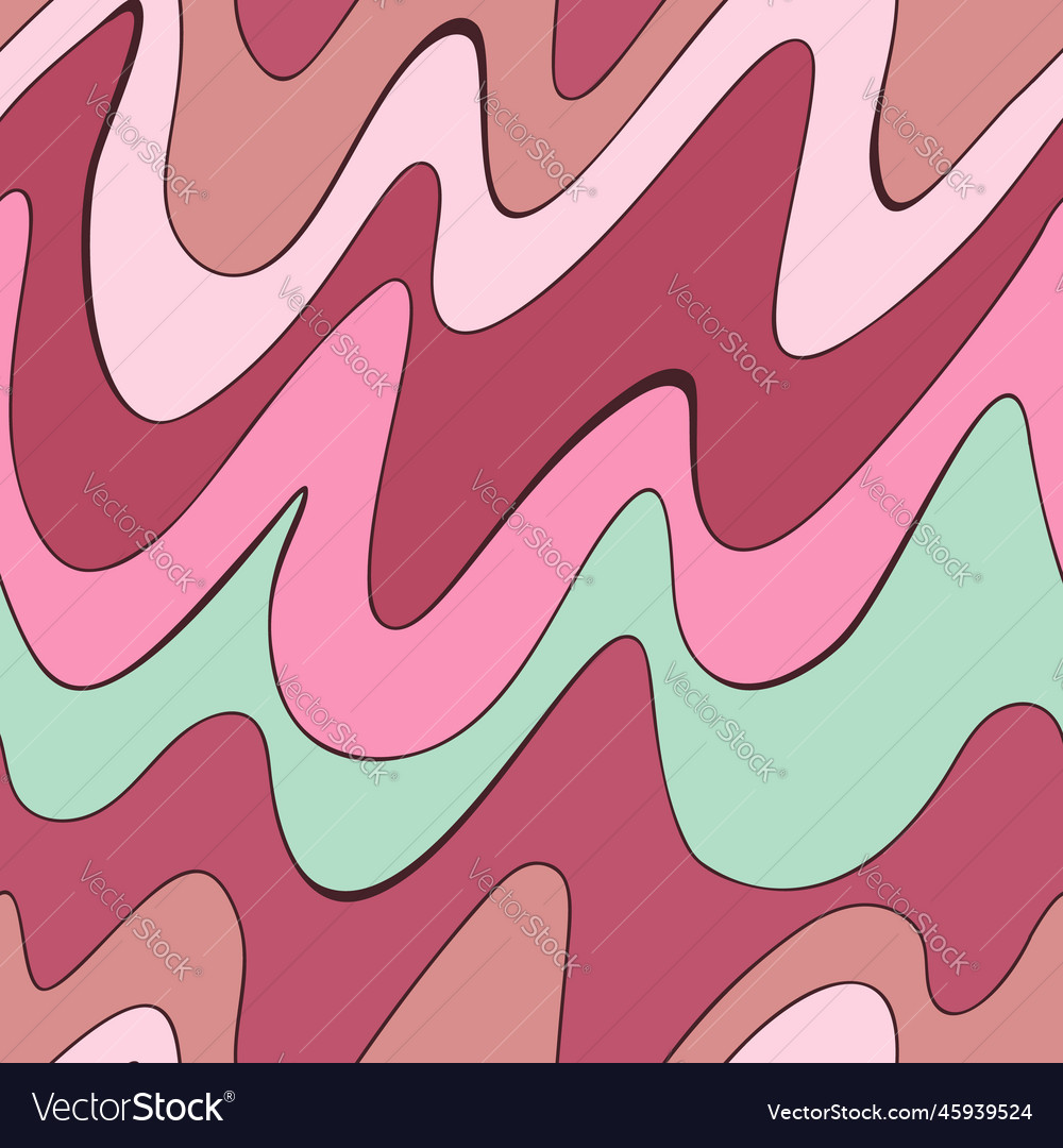 Seamless waves background pattern abstract Vector Image