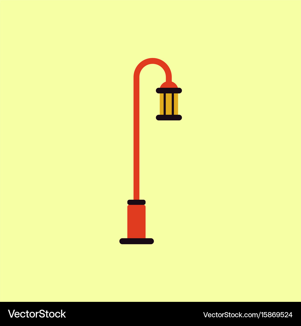 Street light icon lamp Royalty Free Vector Image