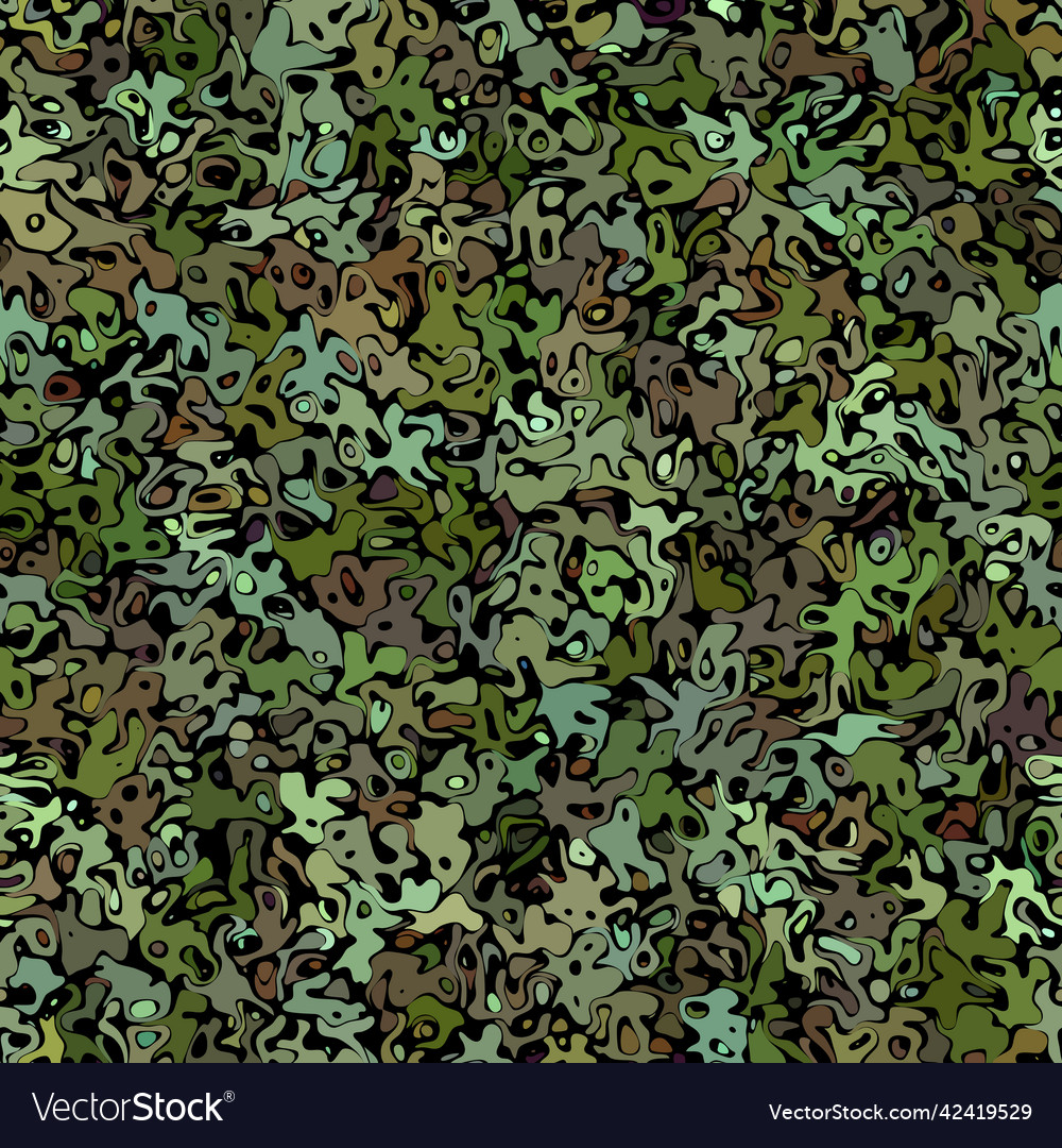 Geometric wavy abstract pattern polygonal square Vector Image