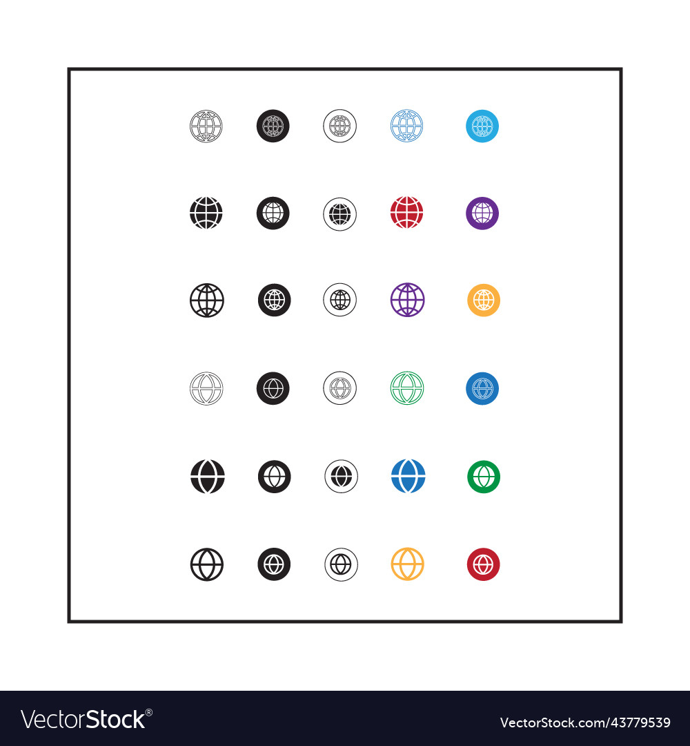Popular social medial logos and icons collections Vector Image