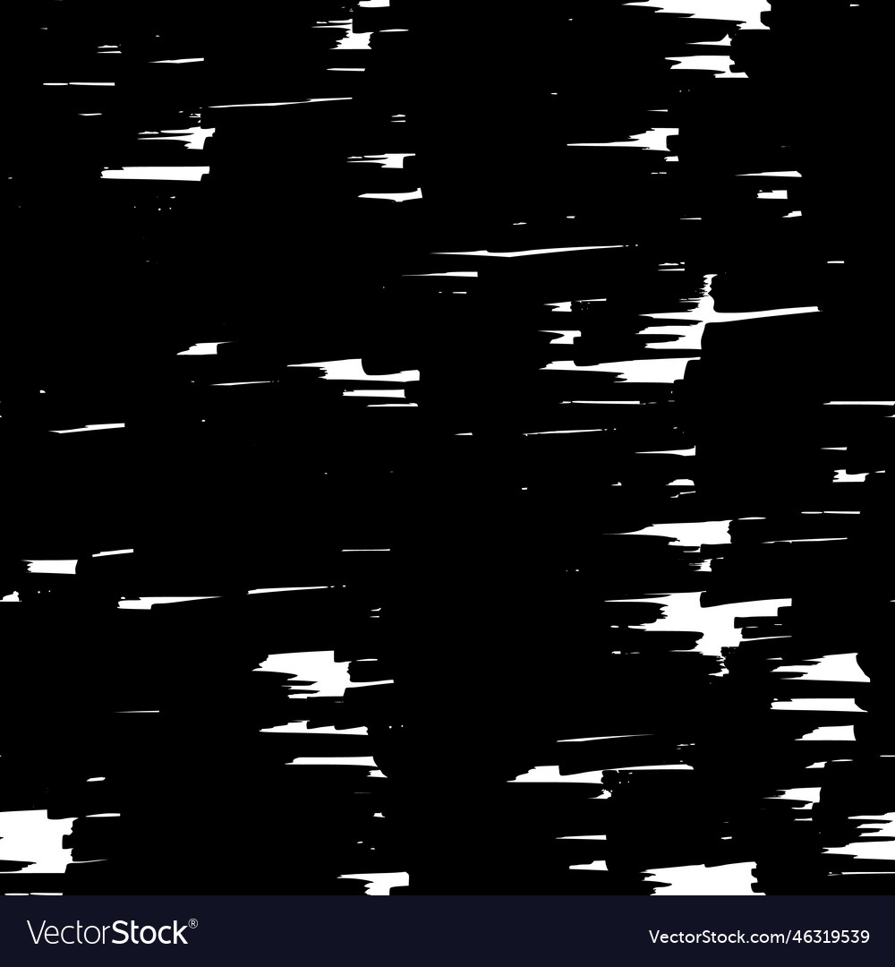Seamless pattern with black marker scribbles Vector Image