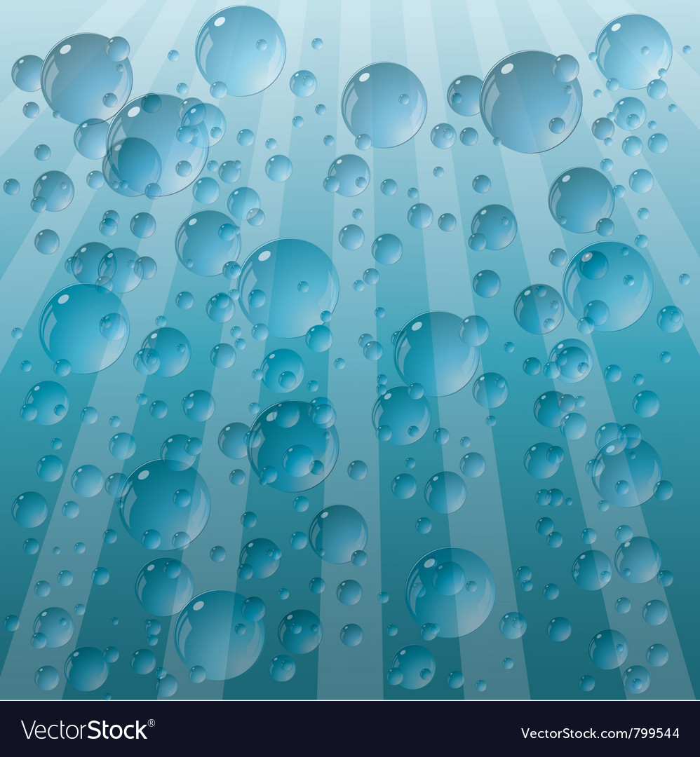 Background from drops Royalty Free Vector Image