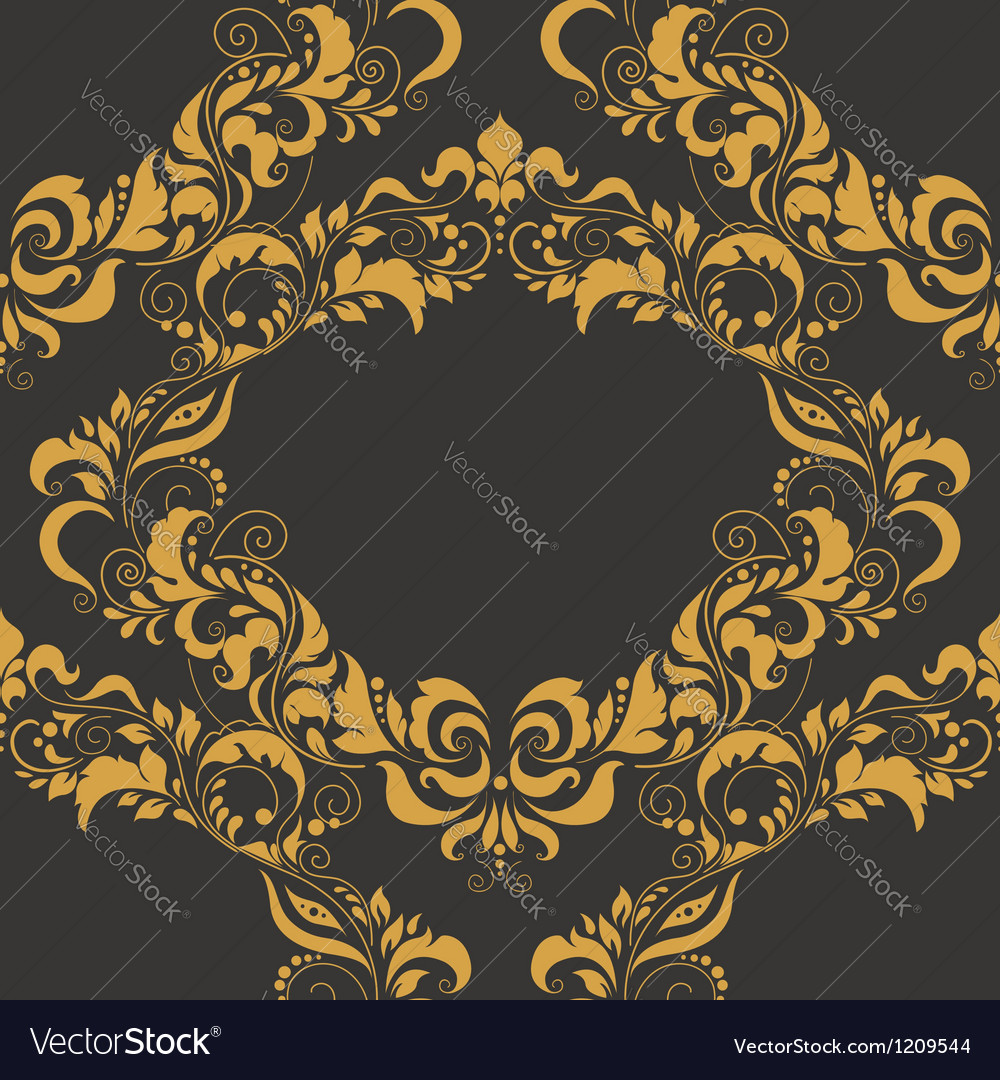 Floral beautiful seamless pattern Royalty Free Vector Image