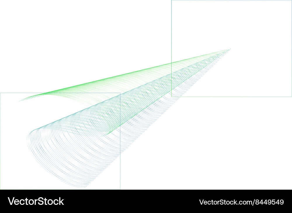 Abstract wave set on white background Royalty Free Vector