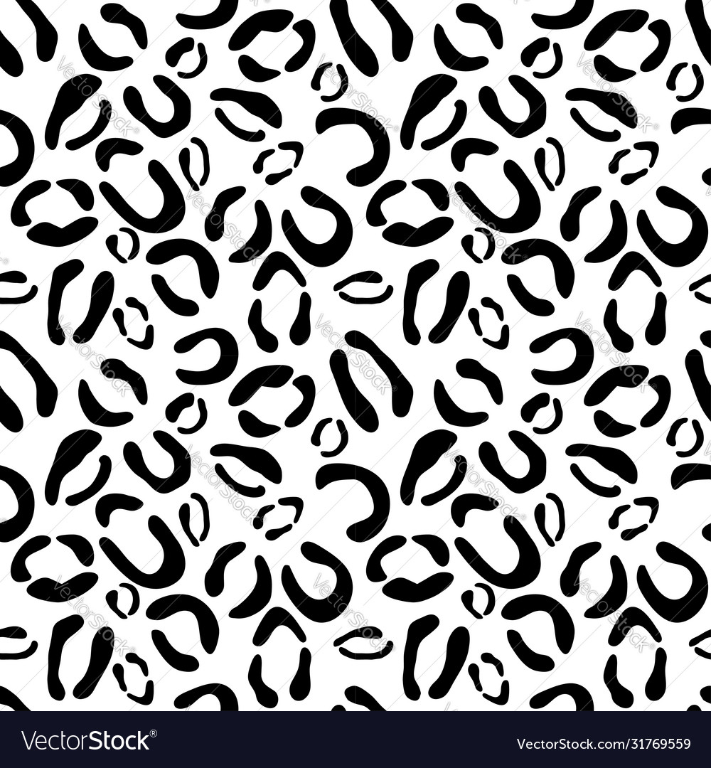 Leopard seamless pattern background Royalty Free Vector