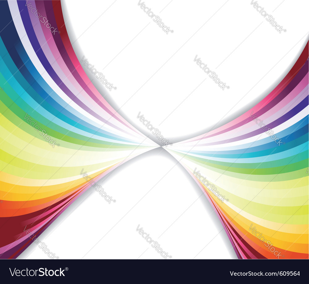 Abstract rainbow pattern Royalty Free Vector Image