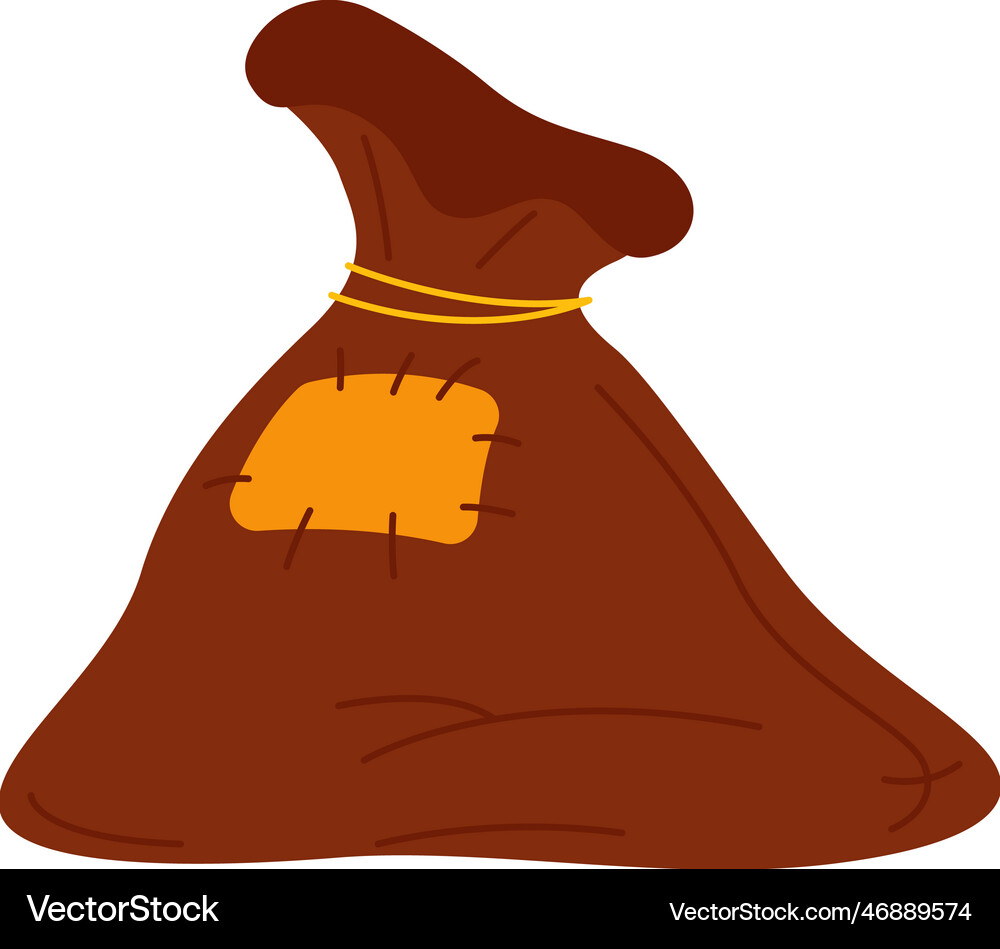 Clothed rag bag Royalty Free Vector Image - VectorStock