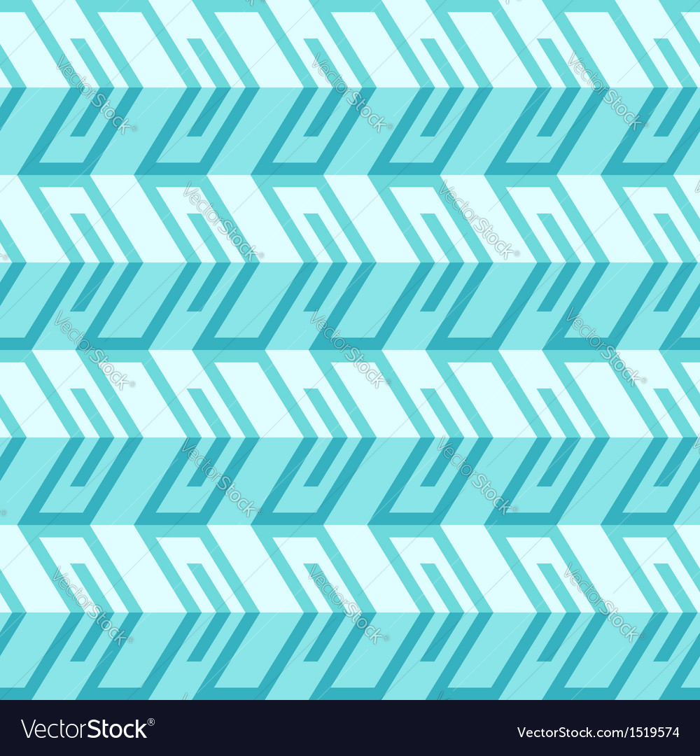 Geometrical seamless flat pattern 3d Royalty Free Vector