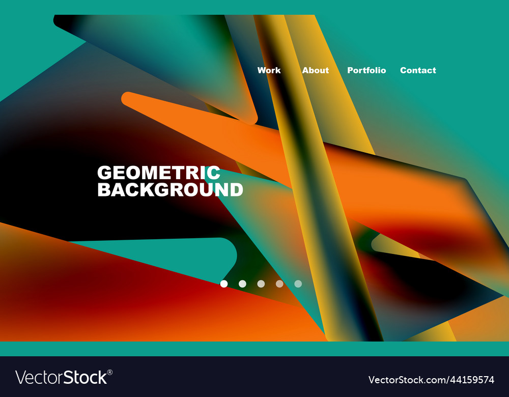 Shards shape composition abstract background web Vector Image