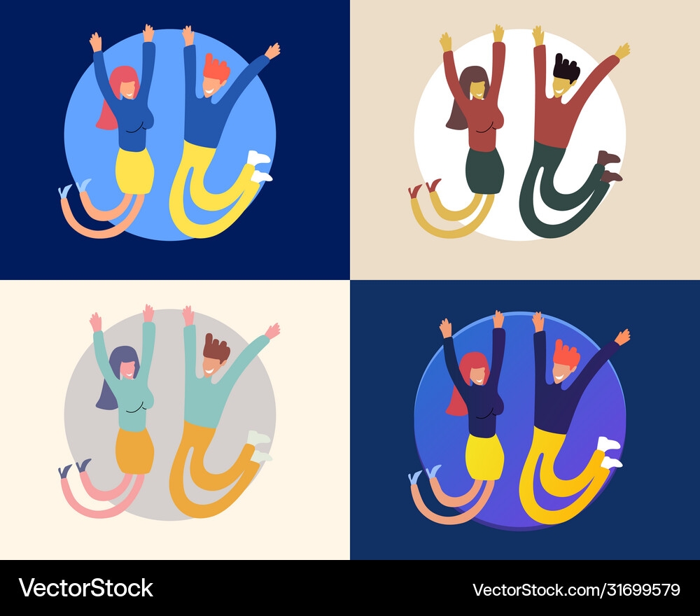 Project teamwork concept business people Vector Image