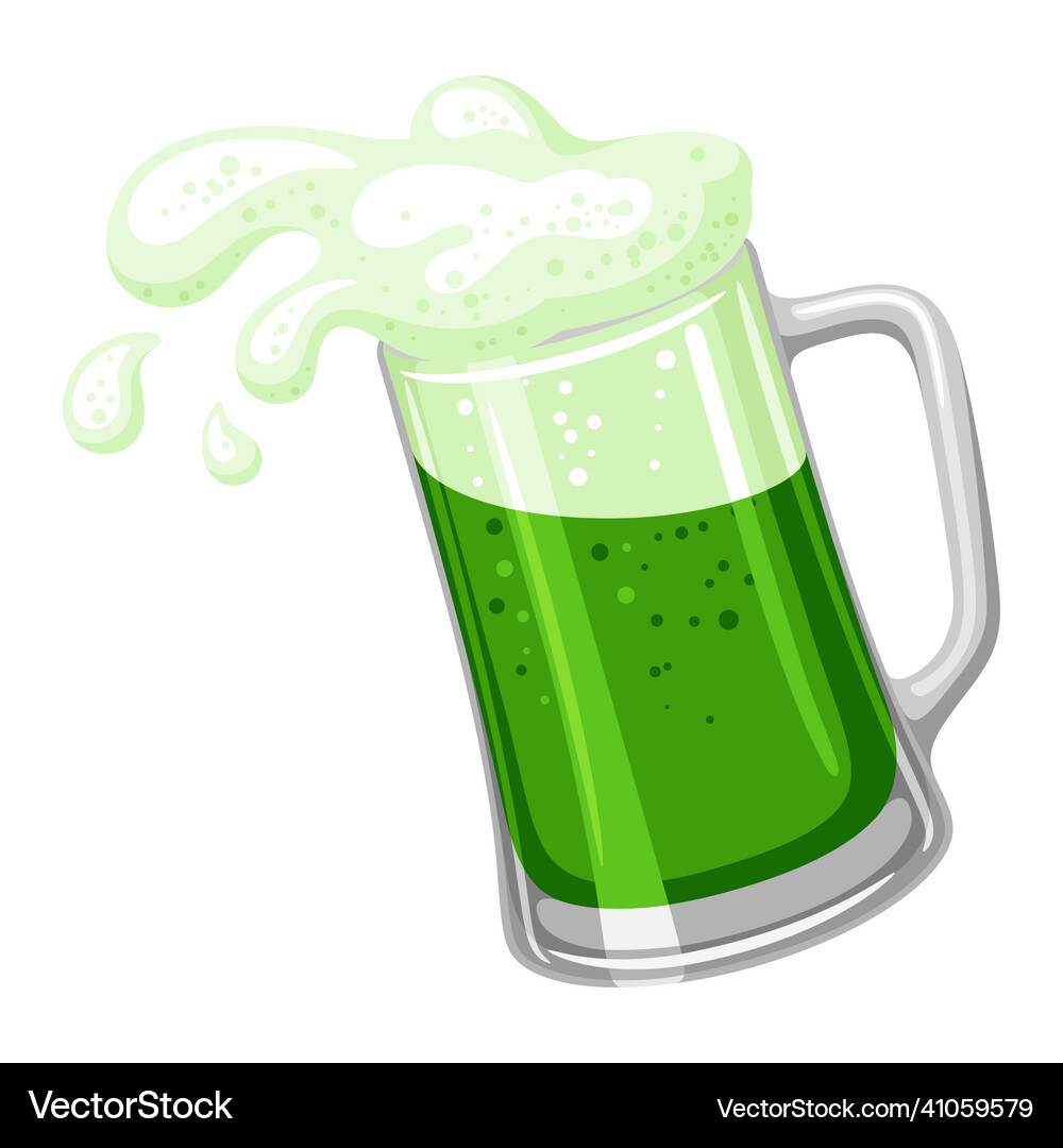 Saint Patrick's Day Beer Mug Royalty Free Vector Image