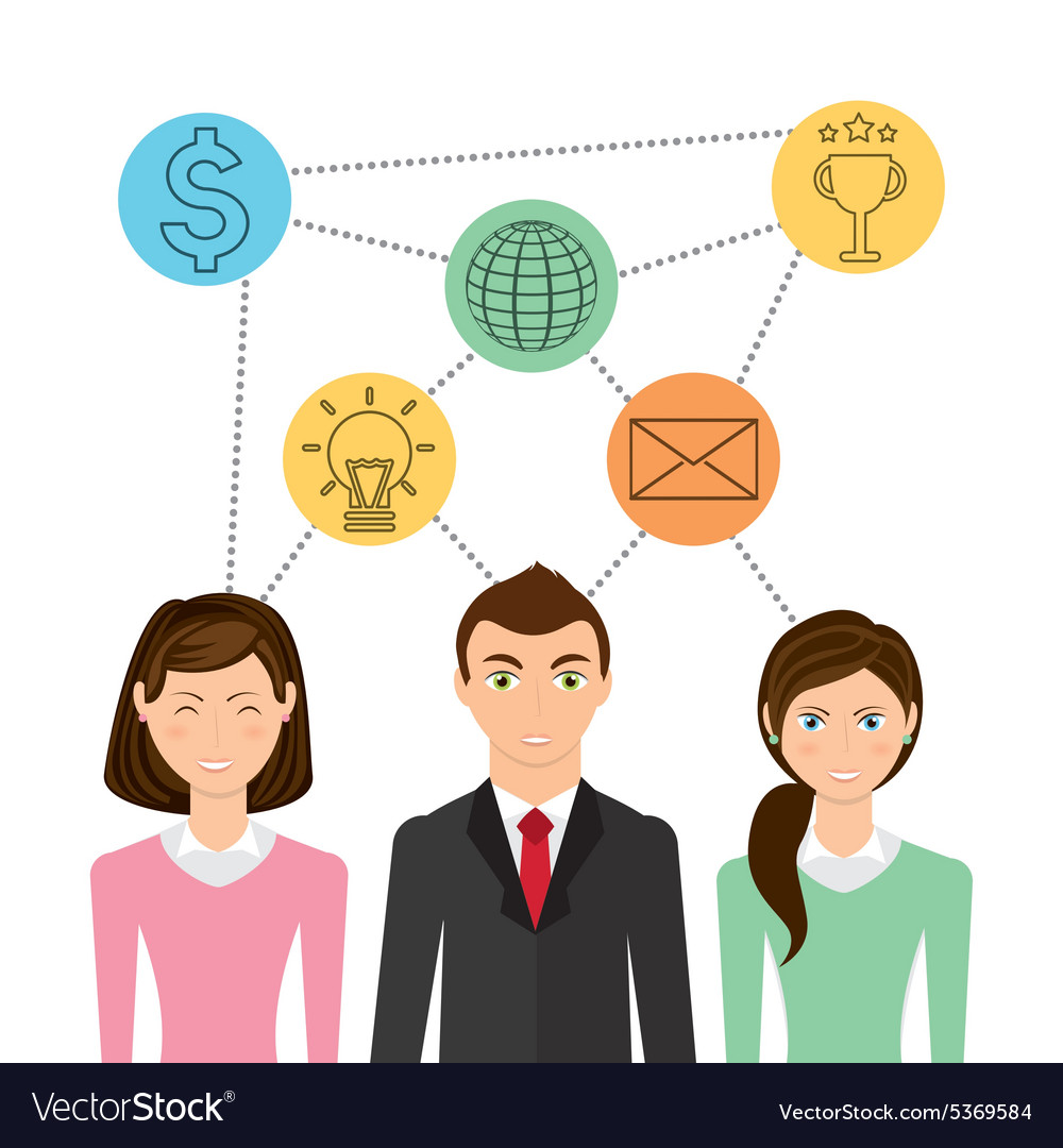 Team work Royalty Free Vector Image - VectorStock