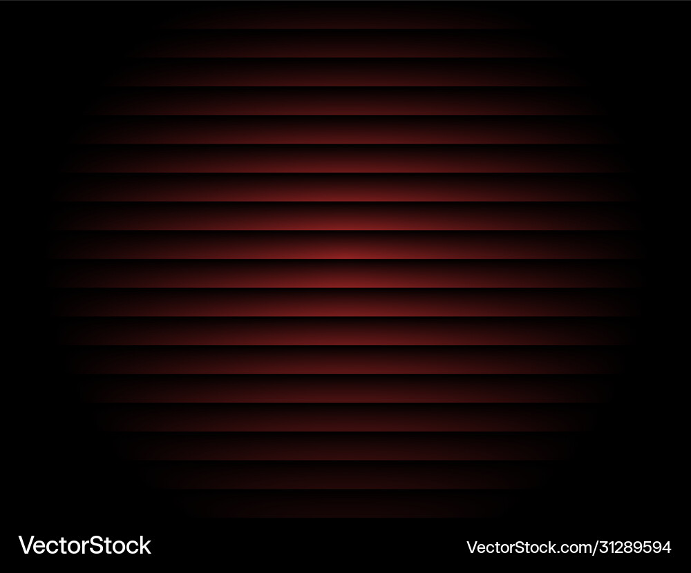 Horizontal stripes shadow abstract red design Vector Image