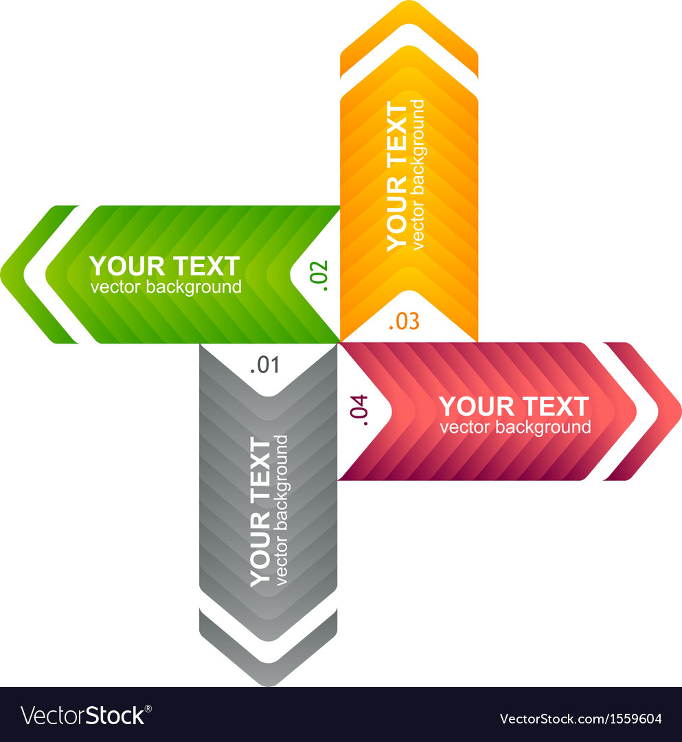 Colorful text box Royalty Free Vector Image - VectorStock