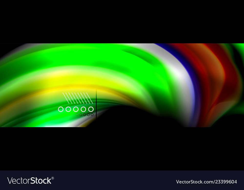 Fluid liquid wave pattern Royalty Free Vector Image