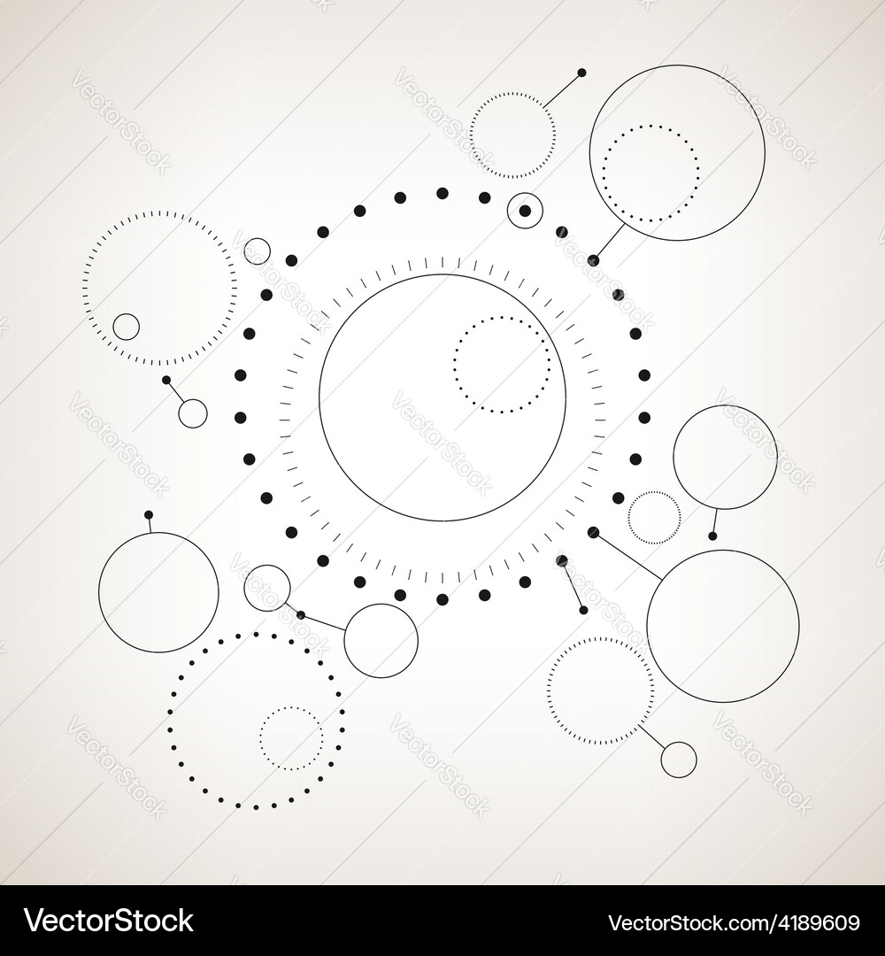 Abstract technology geometric background Vector Image