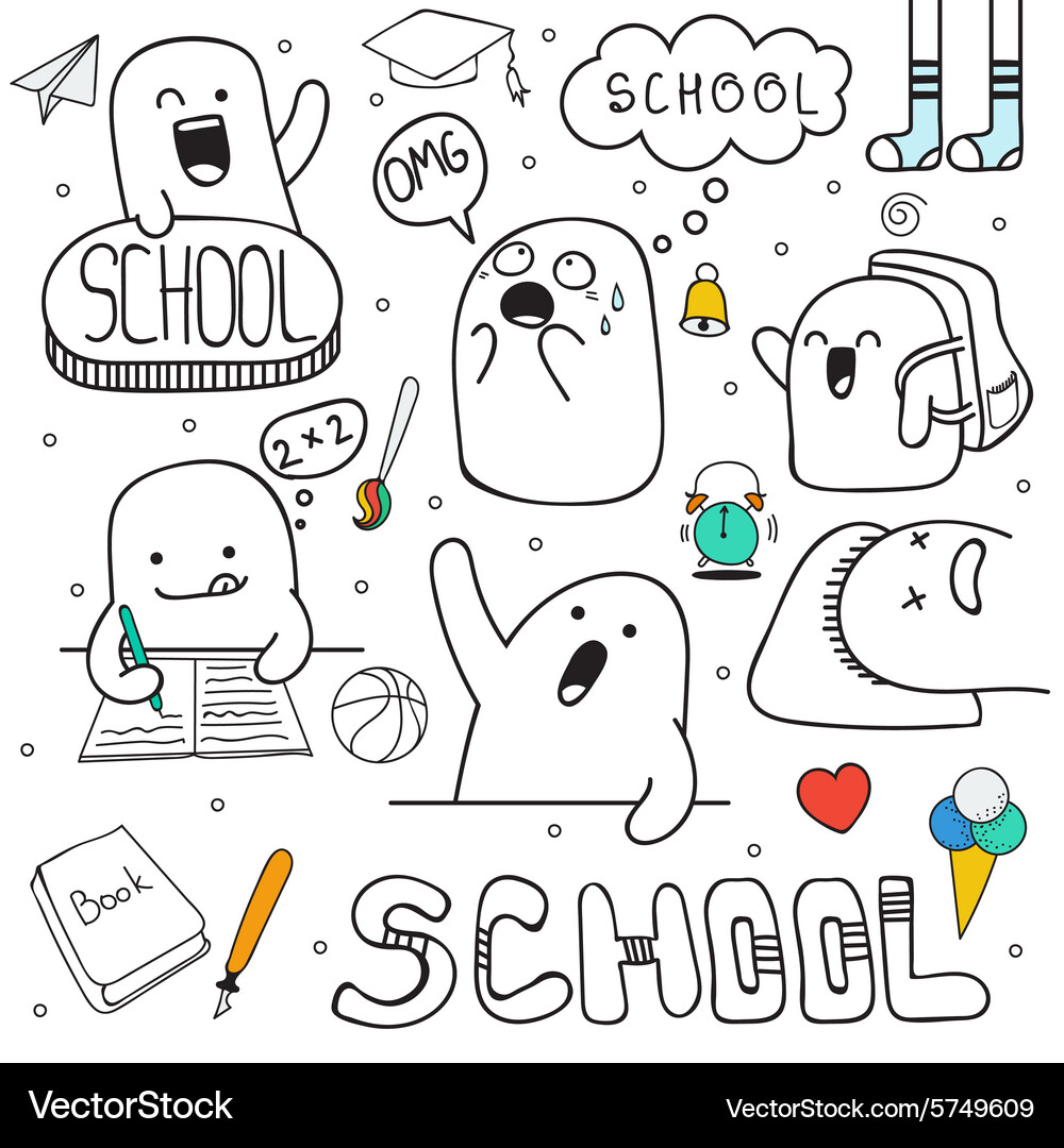 Cute Doodle Characters