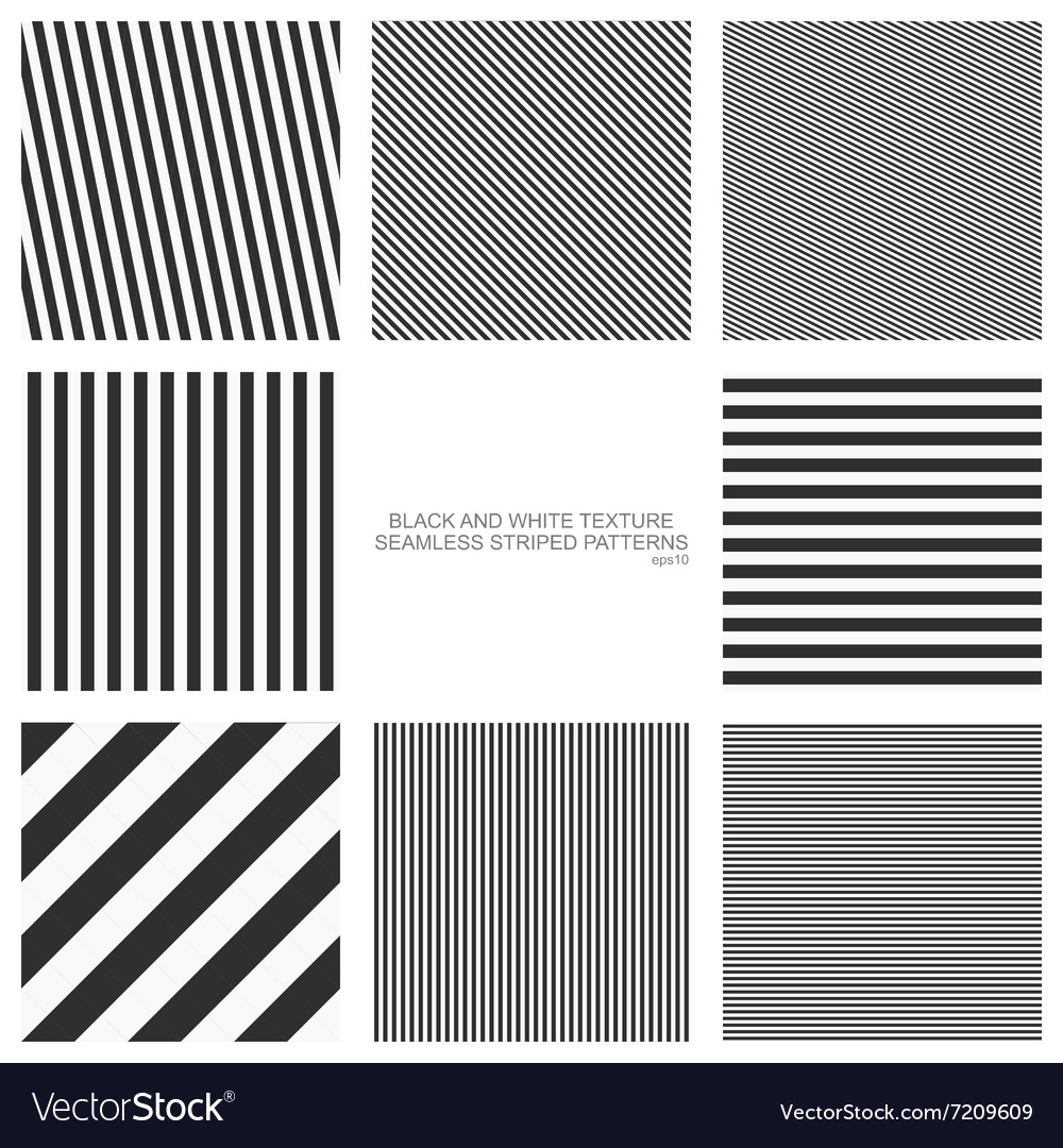 Set of seamless striped patterns Royalty Free Vector Image