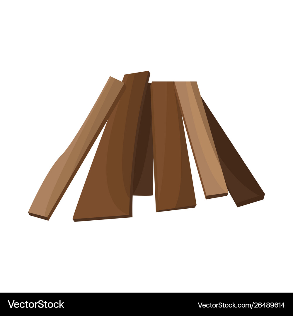 Design firewood and tree logo set Royalty Free Vector Image