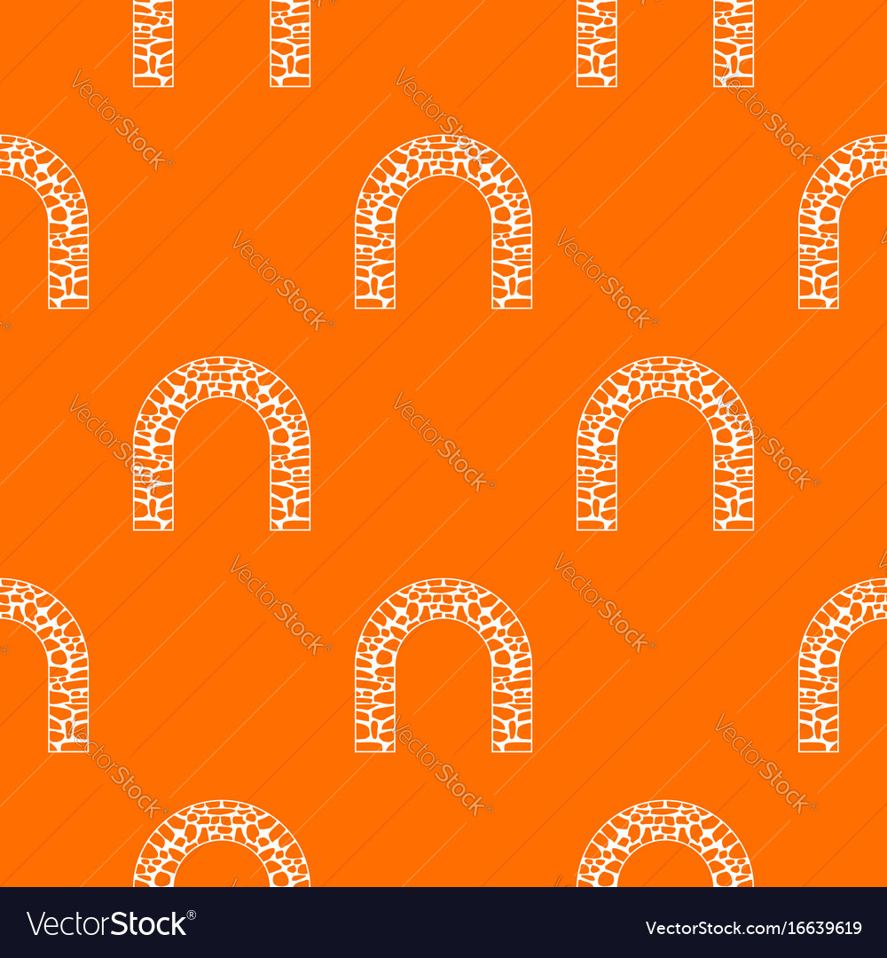 Arch pattern seamless Royalty Free Vector Image