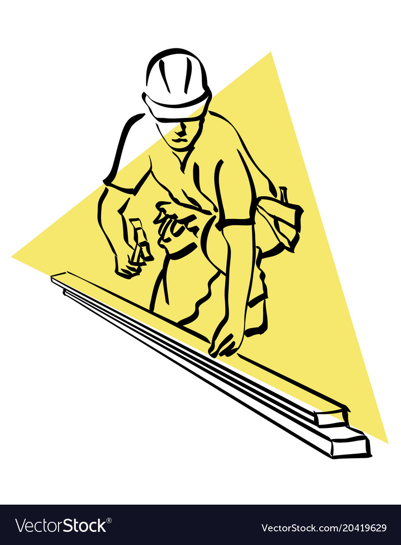 Construction worker Royalty Free Vector Image - VectorStock