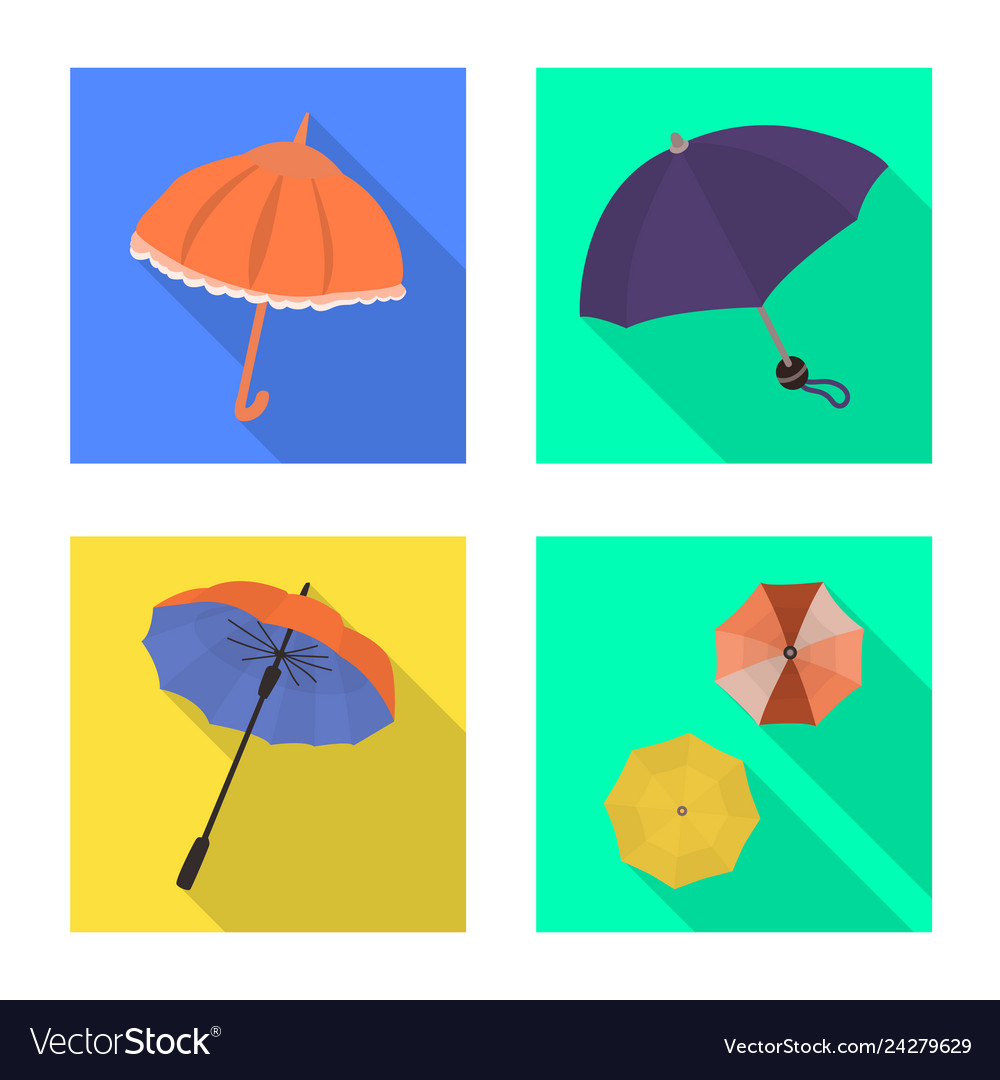 Isolated Object Of Protection And Closed Icon Set Vector Image