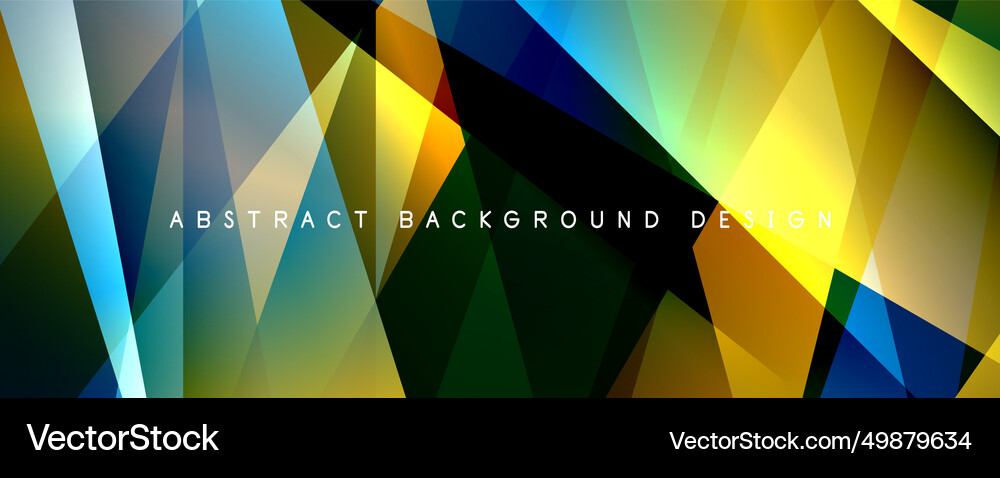 Breaking glass background kaleidoscope effect Vector Image