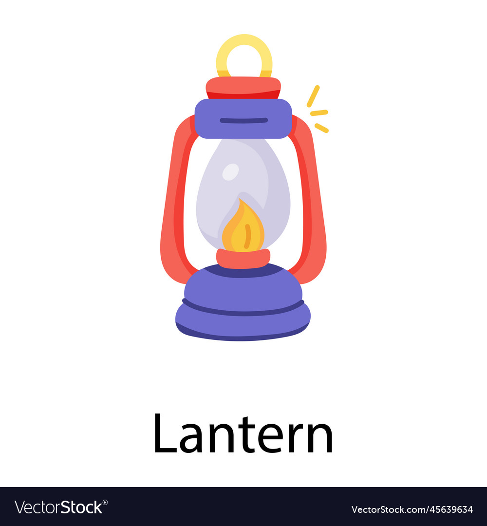 Lantern Royalty Free Vector Image - VectorStock