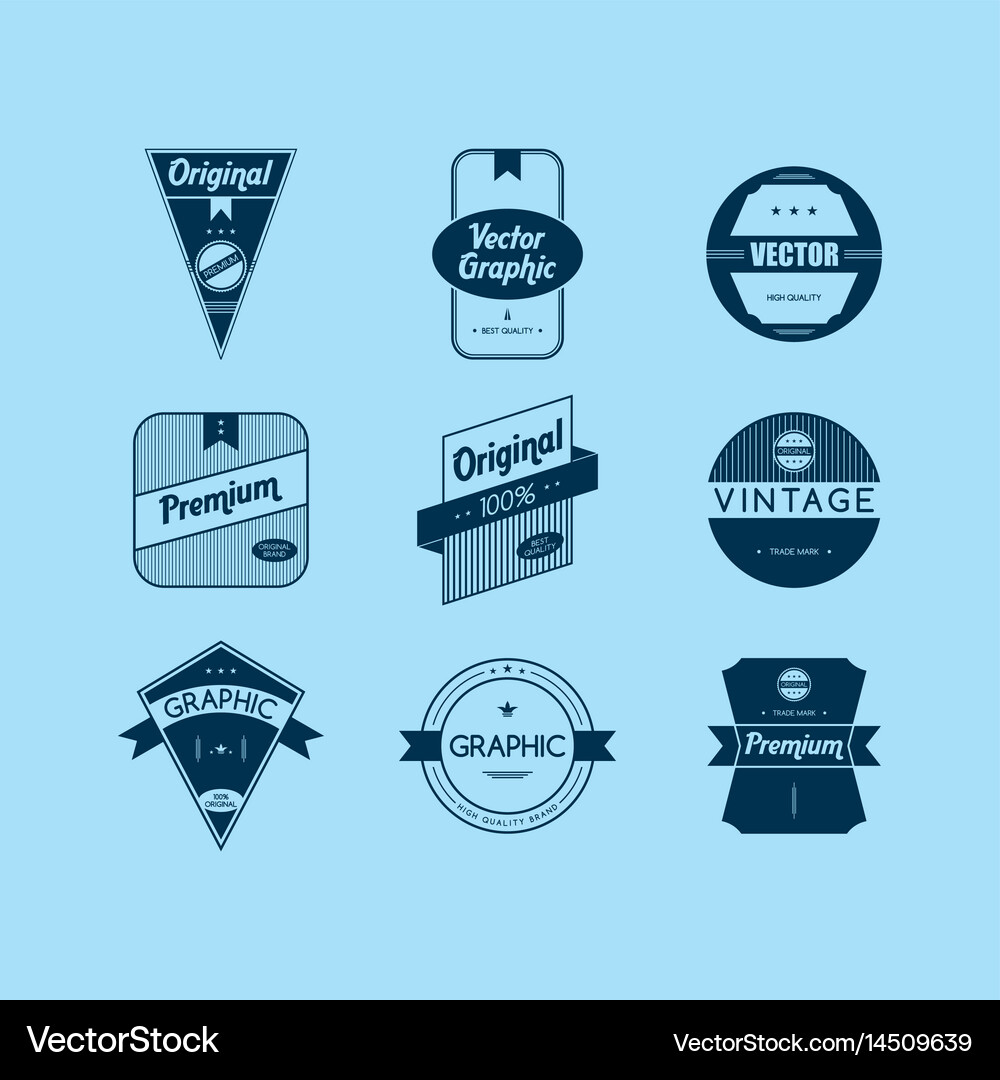 Premium quality and guarantee product label Vector Image