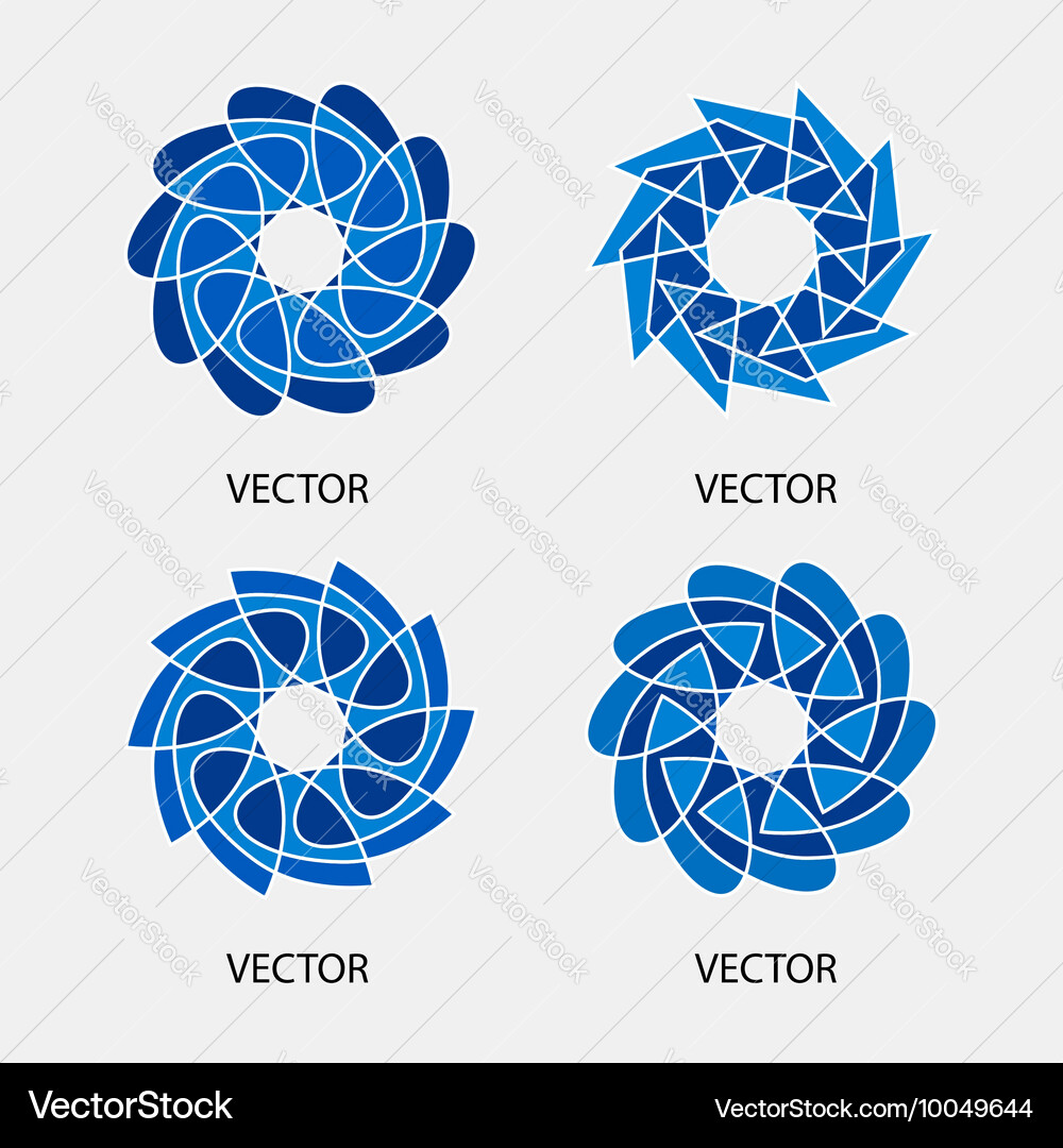 Collection of logo design templates Royalty Free Vector