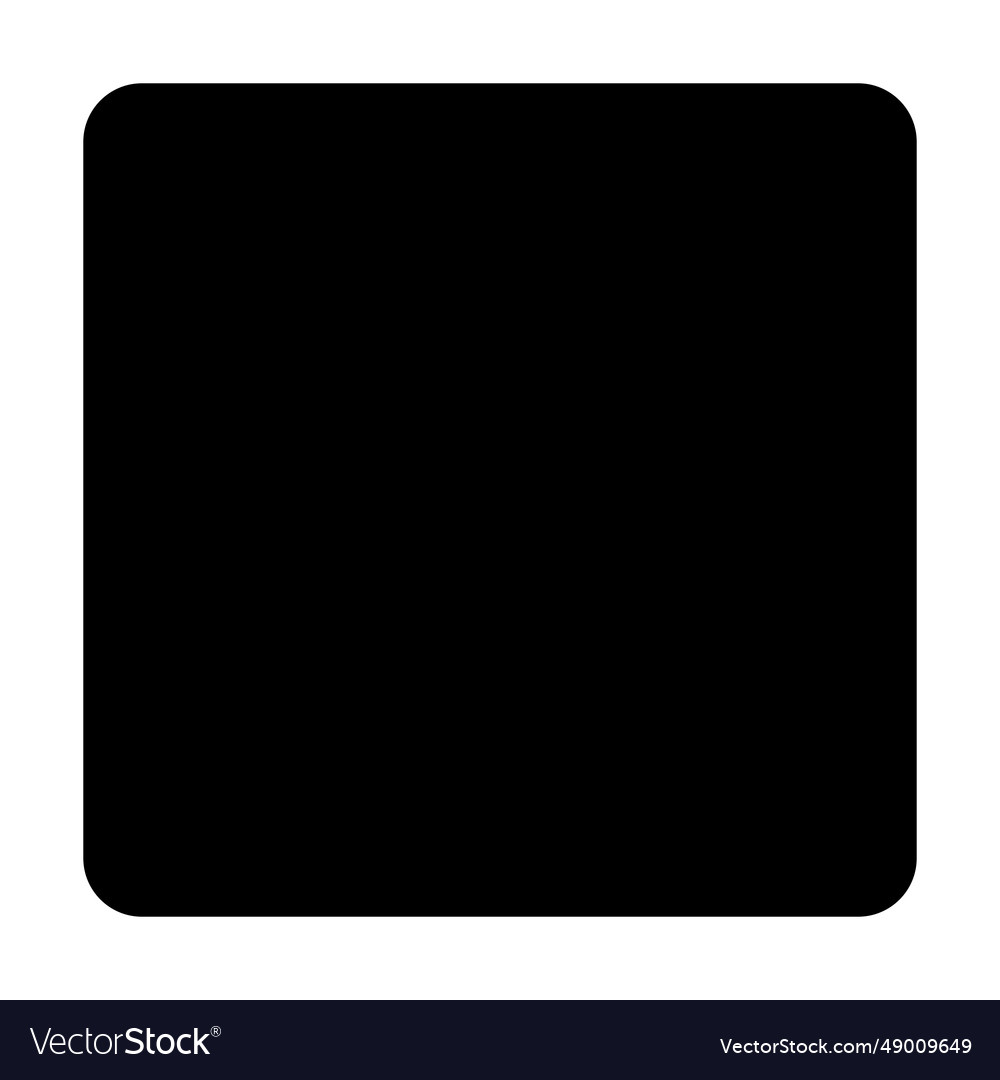 Square rounded Royalty Free Vector Image - VectorStock
