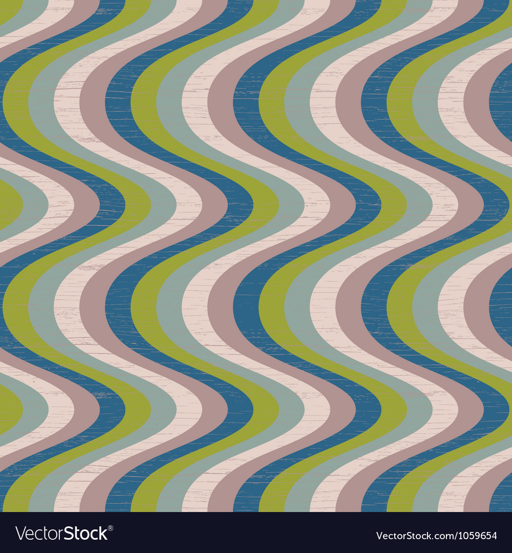 Vintage waves Royalty Free Vector Image - VectorStock