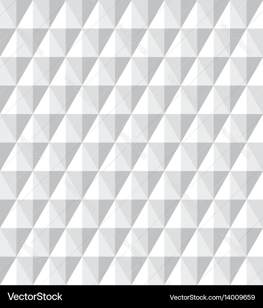 3D Diamond Pattern - White Royalty Free Vector Image
