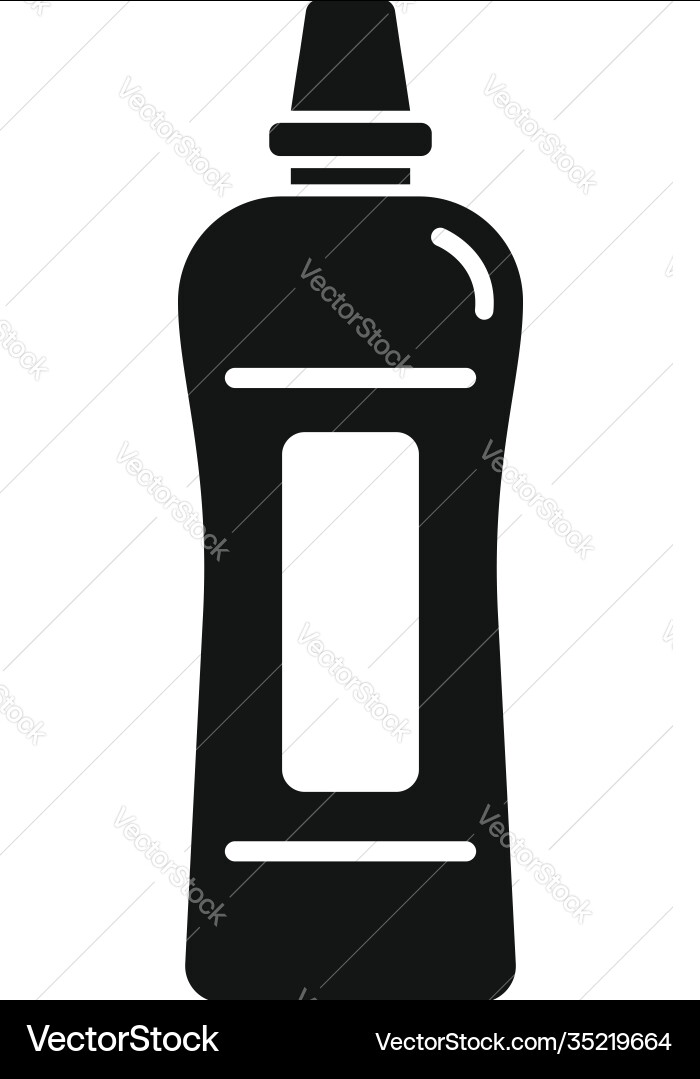 Cleaner bottle icon simple style Royalty Free Vector Image