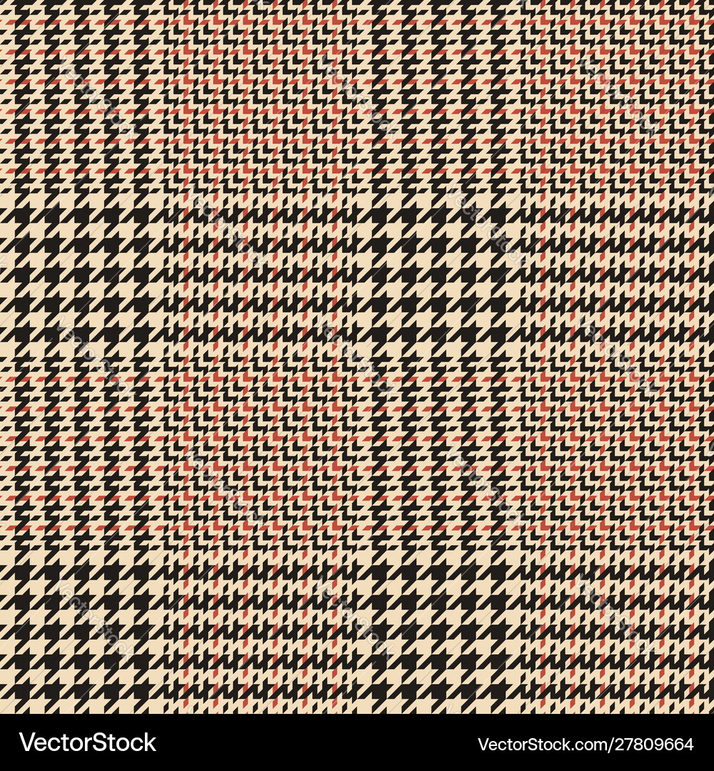 Glen check plaid pattern Royalty Free Vector Image