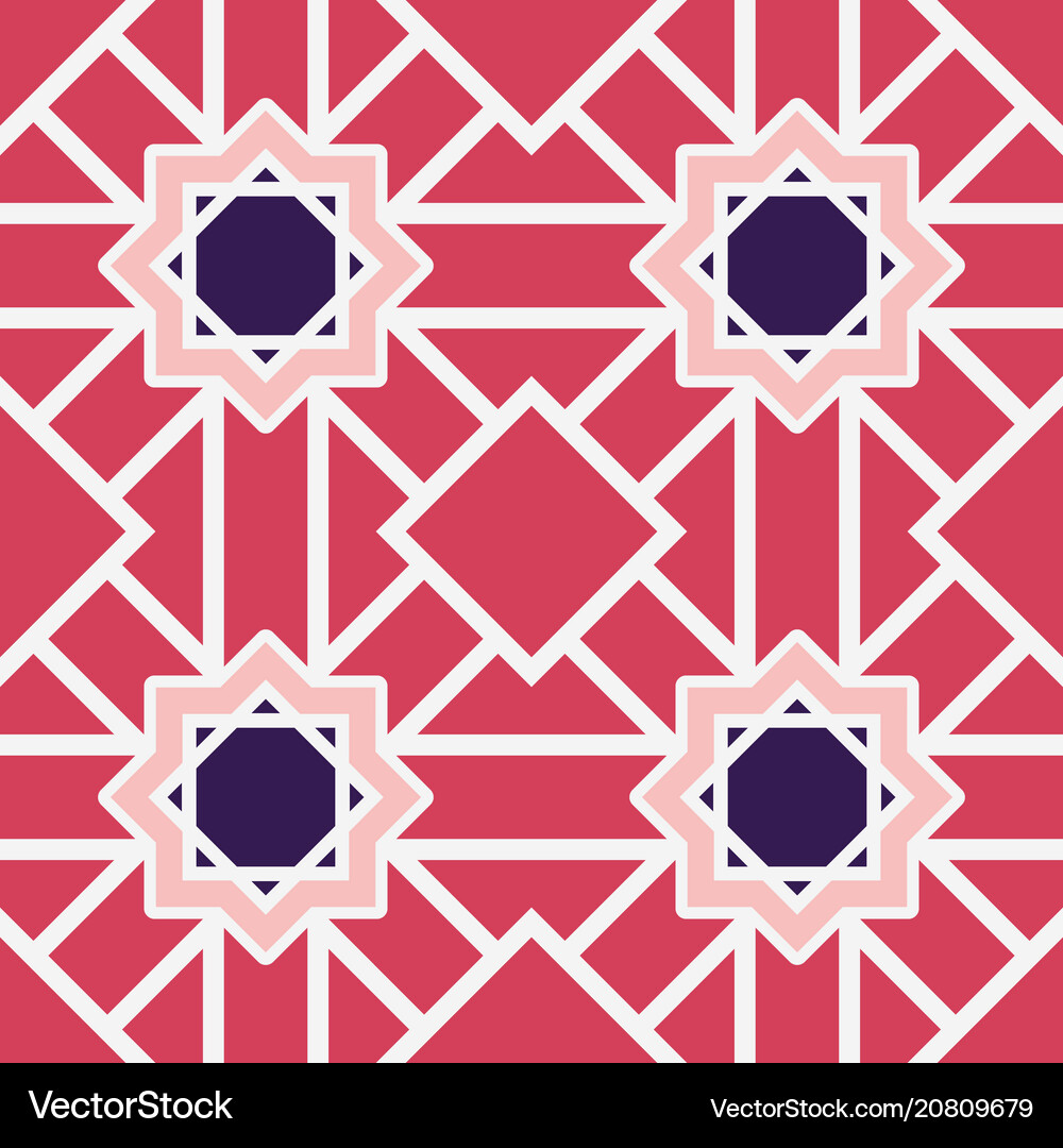 Asian geometric pattern Royalty Free Vector Image