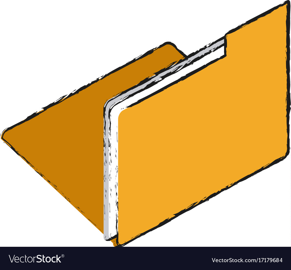 Folder digital document Royalty Free Vector Image
