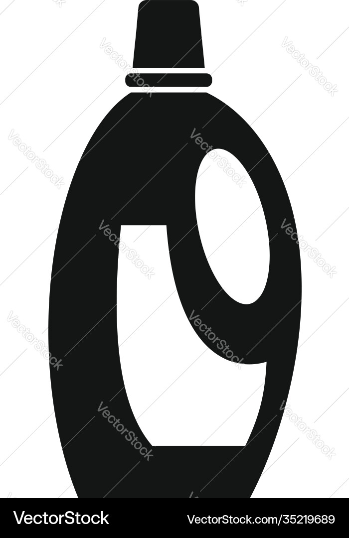 Cleaner plastic bottle icon simple style Vector Image