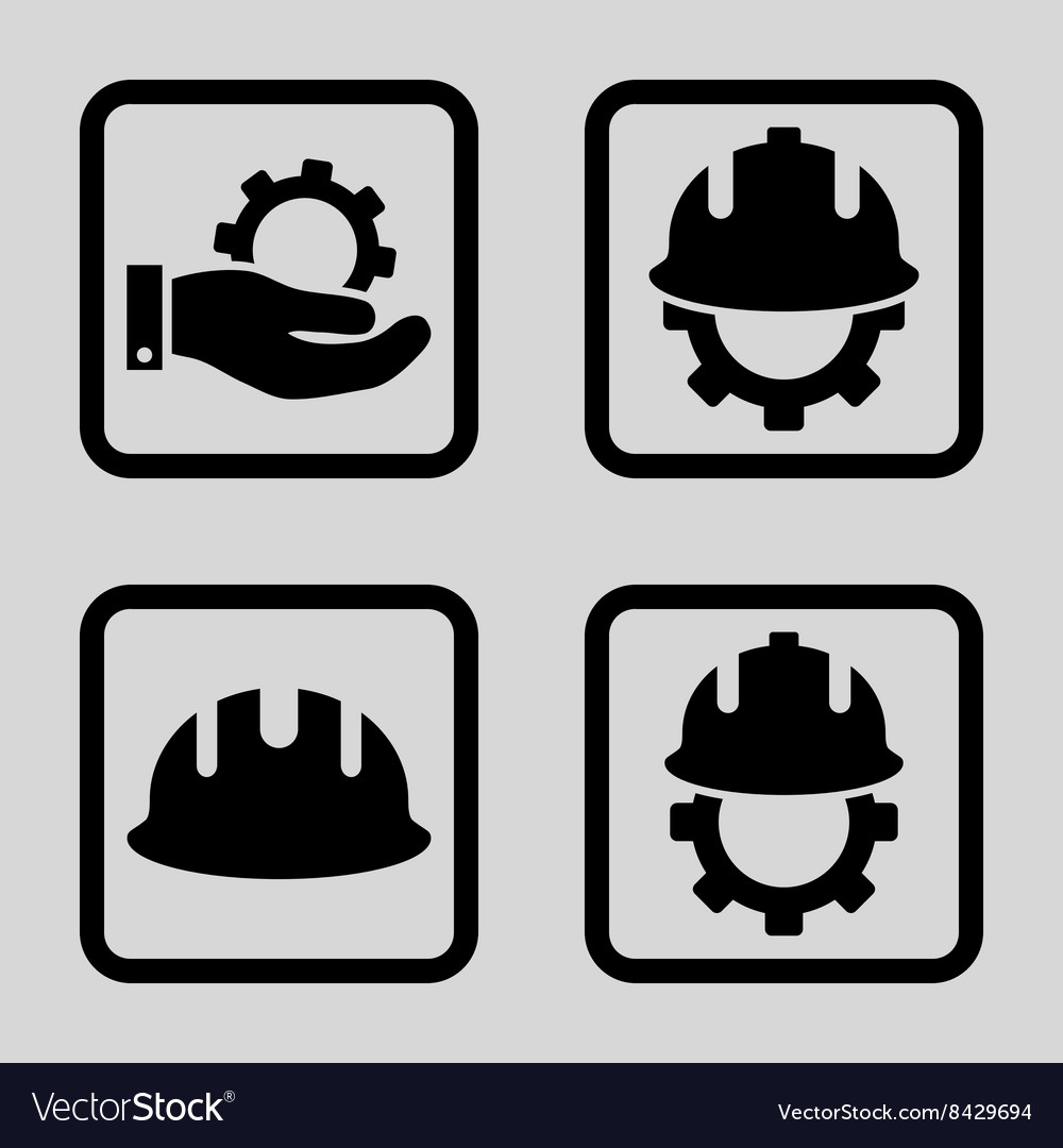 Development flat squared icon Royalty Free Vector Image