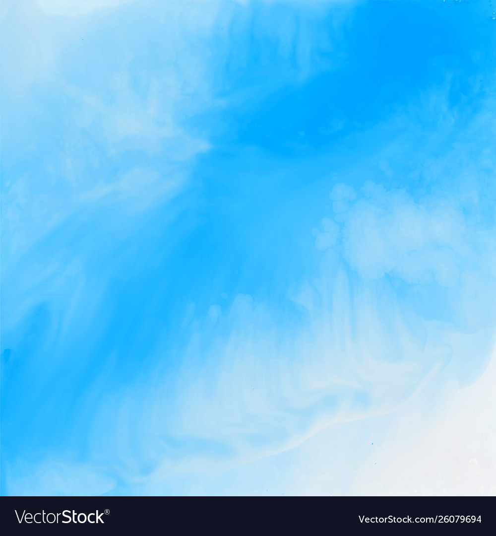 Elegant blue watercolor texture background Vector Image Elegant blue watercolor texture background Vector Image