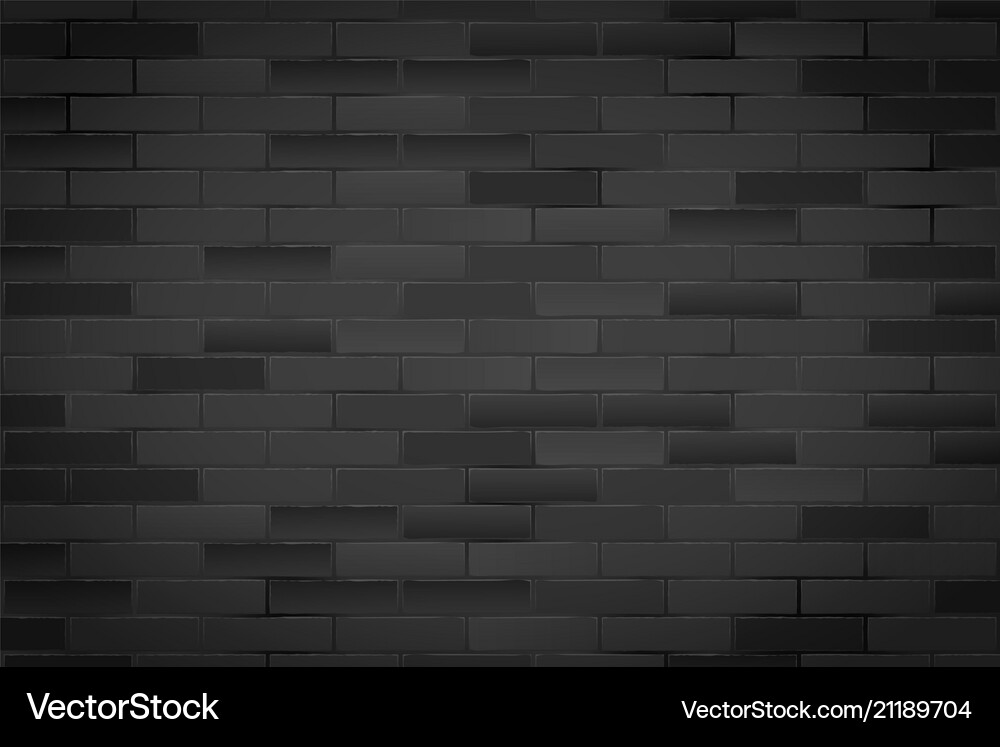 Dark Brick Wall Texture Royalty Free Vector Image