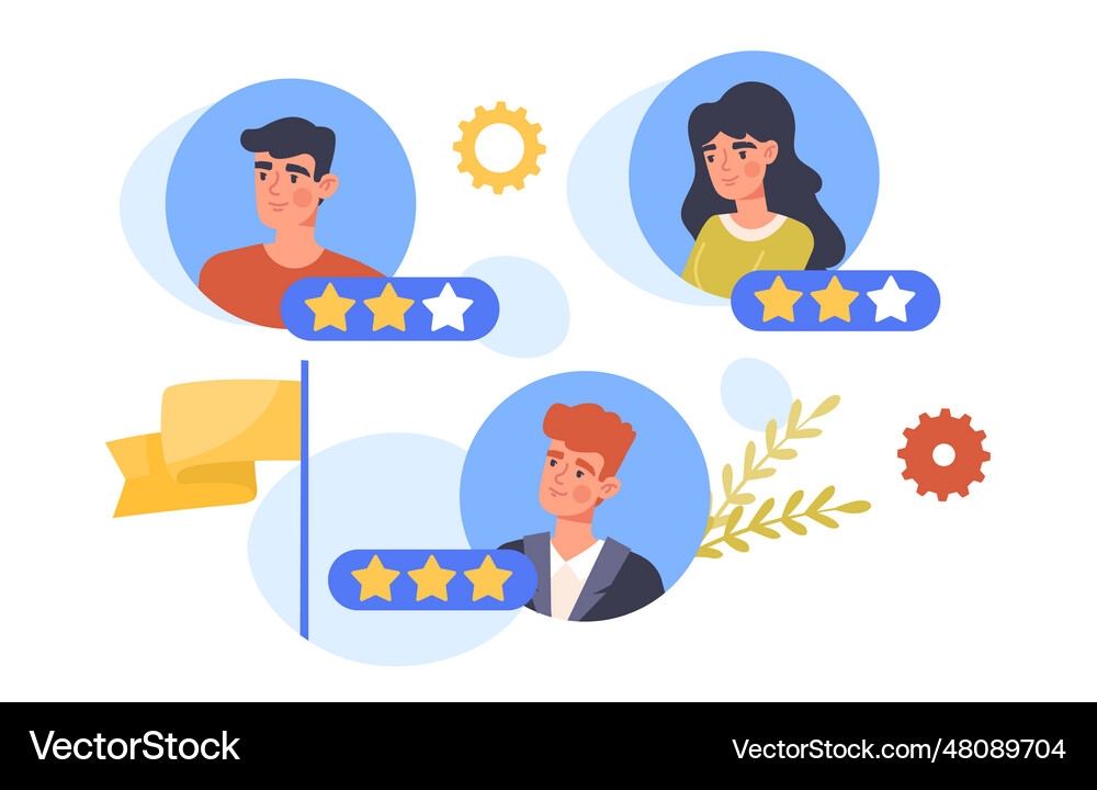 Skills assessment concept Royalty Free Vector Image