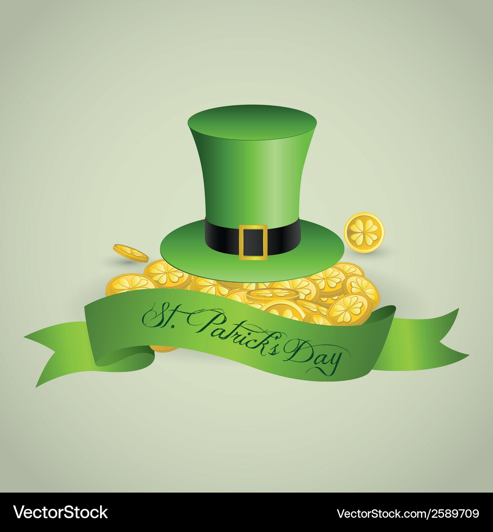Abstract st patricks day holiday special Vector Image