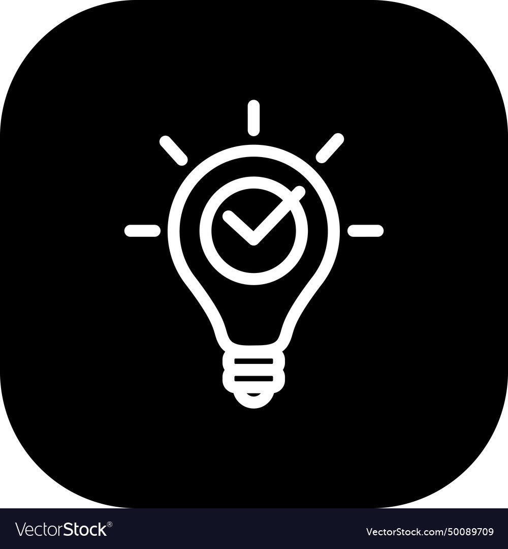Creativity project development icon with black Vector Image