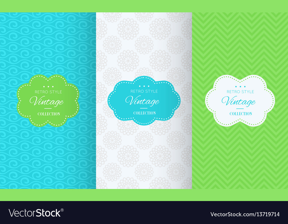 Spring seamless patterns Royalty Free Vector Image