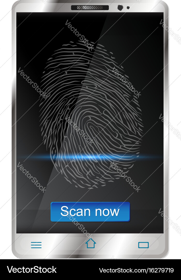 Smartphone scans barcode for purchase Royalty Free Vector