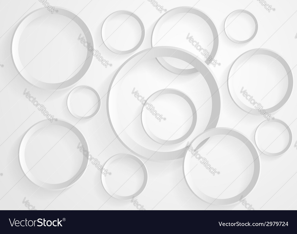 Abstract gray circle background Royalty Free Vector Image