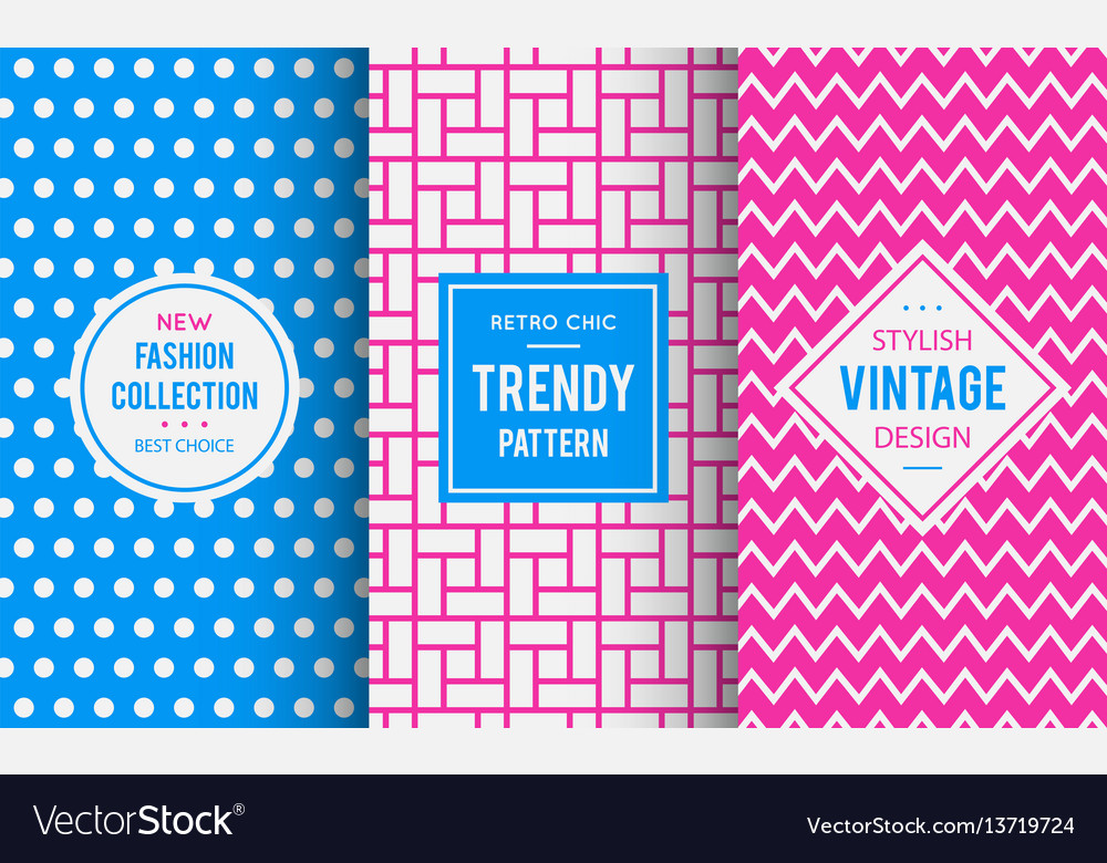 Chic seamless pattern Royalty Free Vector Image