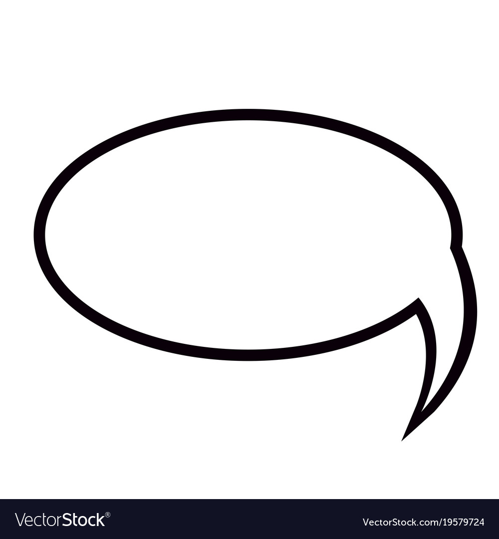 Comic chat bubble Royalty Free Vector Image - VectorStock