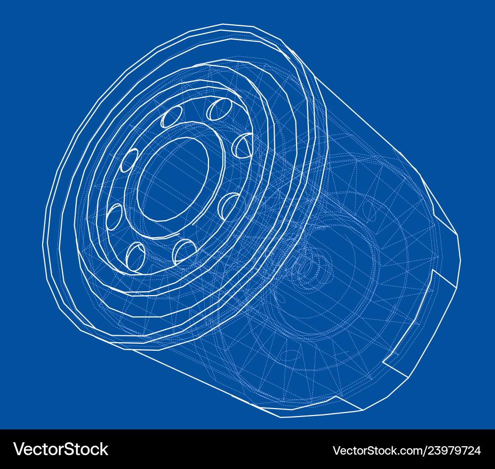 Oil filter concept Royalty Free Vector Image - VectorStock